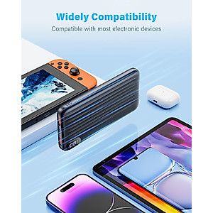 KEOLL Portable Charger 15000mAh Power Bank with 22.5W Fast Charging, LED Display Backup Battery 3 Output & 2 Input External Battery Packs, Phone Charger for iPhone 14/13 Pro/Galaxy/Pixel/Nexus/iPad