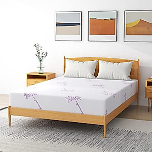 FONTOI King Size Mattress in a Box, 10 inch Bed Mattresses Made in USA with Knit Cover, Cooling Gel Green Tea Memory Foam, Medium Firm