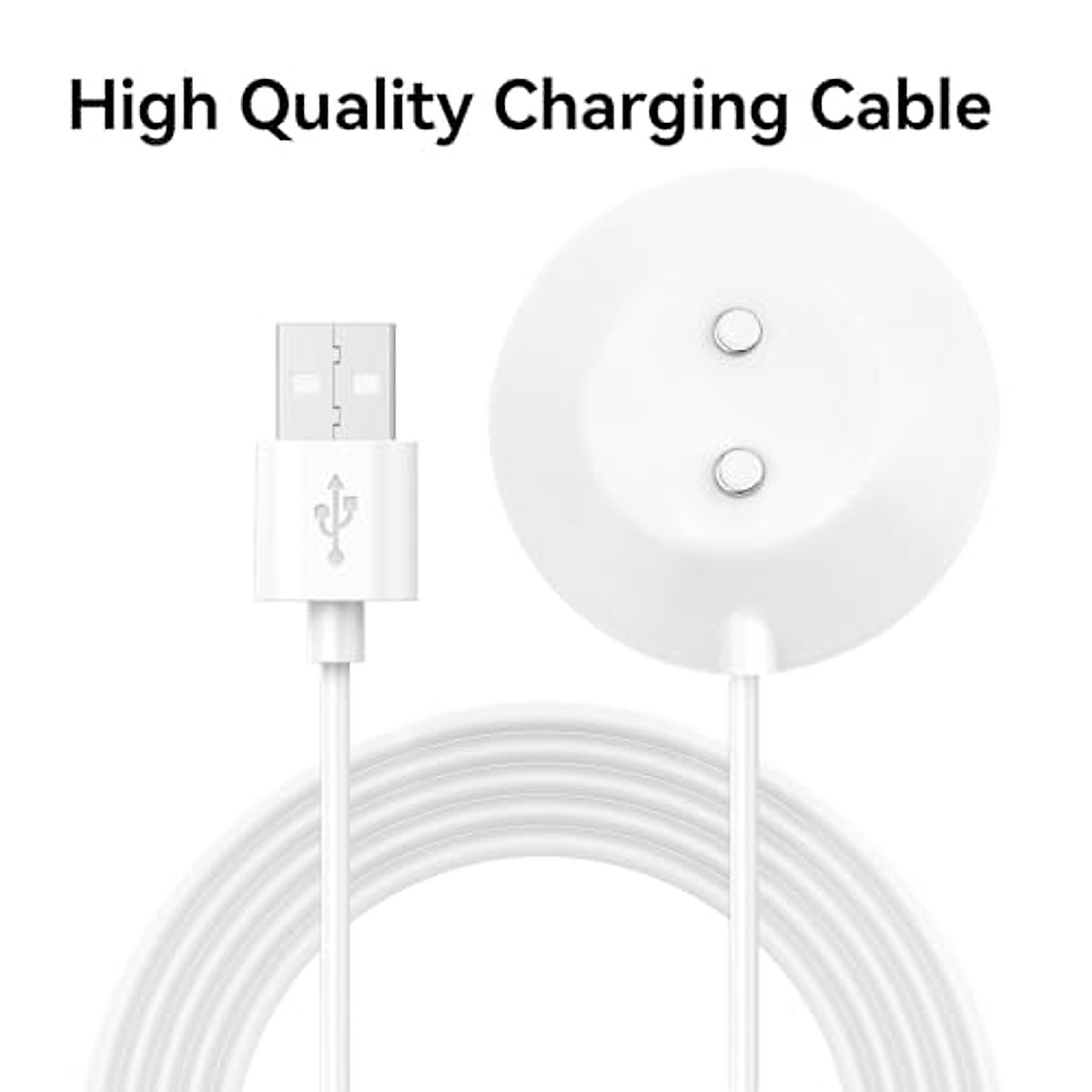 FitTurn 2 Pack Rose Charger Toys Replacement Charger, Standing Magnetic Adapter USB Cable Cord for Rose Wand only-12mm