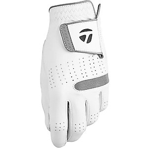 TaylorMade 2018 Tour Preferred Flex Glove (White, Left Hand, Small), White(Small, Worn on Left Hand)