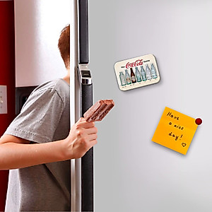 Desperate Enterprises Coke - Bottle History Refrigerator Magnet - Funny Magnets for Office, Home & School - Made in The USA