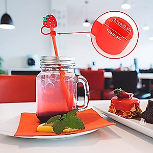 Silicone Straw Tips Covers Cap: 8 Pack Reusable Drinking Straw Tips Lids, Straw Tips Cover Straw Toppers Drinking Straw Cover, Straw Topper for Stanley Cup, 1/4Inch Straw Tips