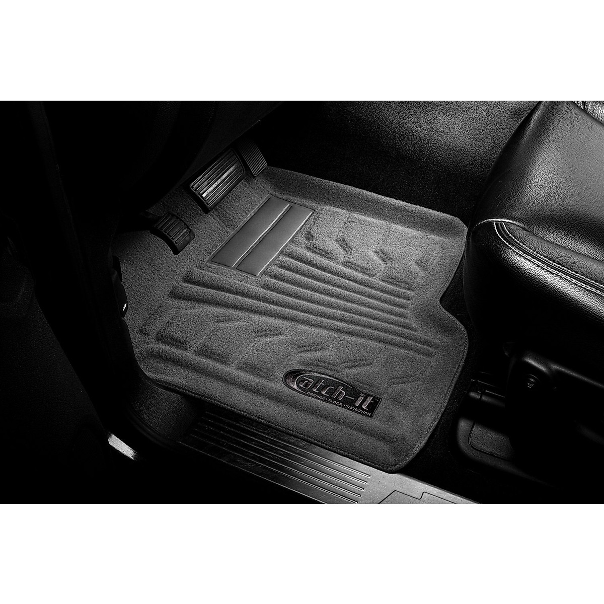 Lund 583024-G Catch-It Carpet Grey Front Seat Floor Mat - Set of 2