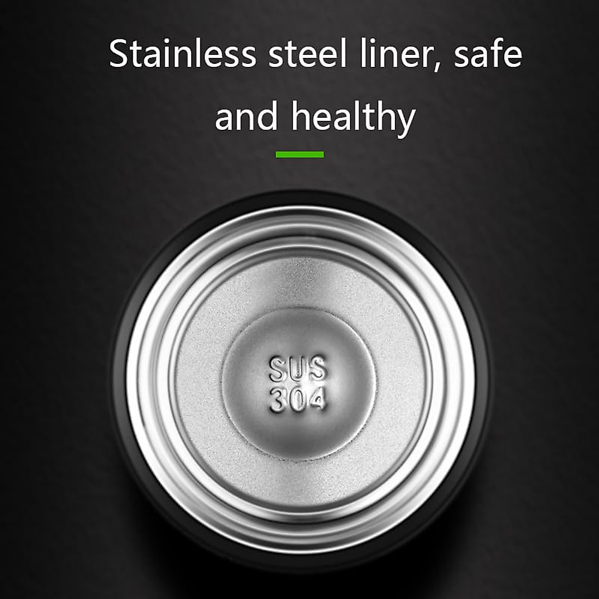 Car Water Bottle for Tesla Model 3 S X Y, Car Travel Mug Insulated Tumbler Coffee MugInsulated Tumbler Leakproof Stainless Steel Thermo Flasks,Black