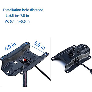 PHARMEE Replacement - Heavy Duty Office Chair Tilt Control 6.9X 5.5Inch,Fixed Sunken Office Chair- for Desk Chair Computer Chair Parts