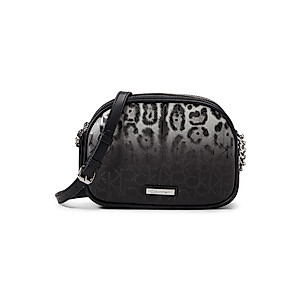 Calvin Klein Takara Textured Embossed Crossbody Snow Leopard One Size