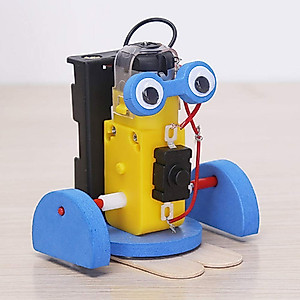 Kisangel Kids Kids Robotics 1 Set DIY Robot Kit Assembly Crawling Robot for Kids and Brain Kid