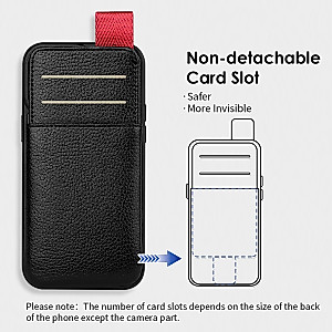 LAMEEKU Case for iPhone 15 Pro Wallet Case, Leather Case with Card Holder, Card Slots Case, RFID Blocking Protective Purse Phone Cover Gift for Women Men Compatible with Apple iPhone 15 Pro 6.1" Black