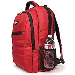 Mobile Edge Smartpack 15.6 Inch Laptop Backpack with Separate Padded Tablet Compartment Crimson Lightweight Red for Men, Women, MEBPSP7, Crimson Red