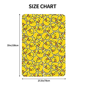 KiuLoam Rubber Ducky Cartoon Baby Car Seat Canopy, Nursing Cover for Mom Breastfeeding Scarf, Infant Car Seat Cover/Multiuse Baby Stroller Covers for Babies Boys Girls
