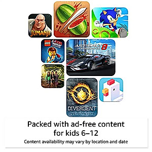 All-new Amazon Fire HD 8 Kids Pro tablet, 8" HD display, ages 6-12, 30% faster processor, 13 hours battery life, Kid-Friendly Case, 32 GB, (2022 release), Rainbow Universe