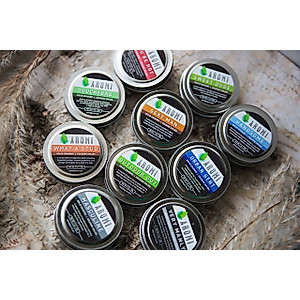 Aromi Solid Cologne | Woodsy Men's Fragrance, White Pepper, Musk, and Cedar Scent, Vegan, Cruelty-free, Travel, Gift, Day, Night, Concentrated (Urban Gent)