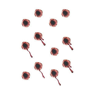 FashionTats Bite Marks & Branded Cross Temporary Tattoos | Vampire Halloween Costume Tattoos | Cosplay Kits | Skin-Safe | MADE IN USA | Removable