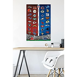 Trends International NFL League - Logos 22 Wall Poster, 22.375" x 34", Unframed Version