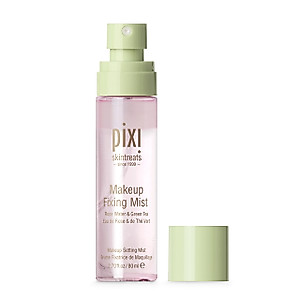 Pixi Beauty Makeup Fixing Mist 80ml, All Over Setting Spray For Longer Wearing Makeup, Rose Water and Green Tea Infused, 2.69 Fl Oz