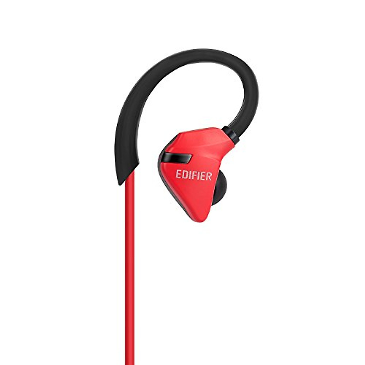 Edifier W296BT Bluetooth 4.1 Sweat and Water Resistant Sports in-Ear Earphones with CVC Noise Suppression and Multi-Point Support - Red