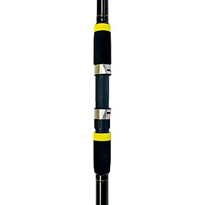 EatMyTackle 2 Piece Surf Fishing Rod - 10 ft. | Black Magic 20-40 lb.