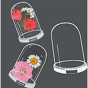 Transparent Dried Flower Bookmarks, Flower Bookmark Maker, Clear Floral Bookmark, Handmade Natural Dried Flower Bookmark, Transparent Floral Page Marker Home School Book Club Supplies (30 Bookmarks)