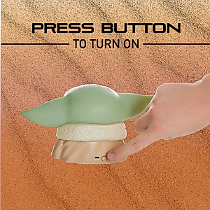 The Mandalorian Baby Yoda Grogu Desktop Light - Officially Licensed Star Wars Merchandise, Plastic