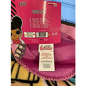 Surprise The Snuggle is Real Doll Soft Fleece Throw Blanket (Snow Stripes)