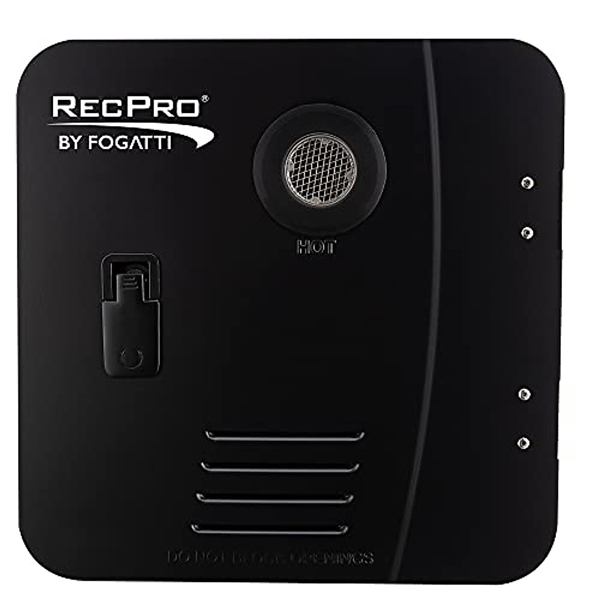 RecPro RV Tankless Water Heater | On Demand Hot Water Heater | Gas Water Heater | Remote Control Included (Black)