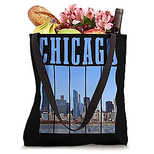 Chicago Skyline Illinois Vintage Pride Chicago Tote Bag