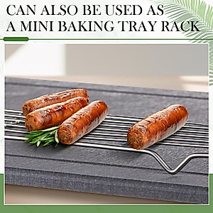 Hushee 3 Set 304 Stainless Steel Containers for Fridge, with Removable Drain Tray, Fruit Bacon Storage Airtight Deli Meat Container with Lids for Fresh Dry Food Storage(10.43 x 3.94 x 2.76 Inch)