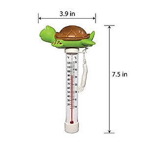 Chlorine Floater, Turtle Collapsible Floating Pool Dispenser Set，Fits 3" Chlorine Tablets，Release Adjustable for Indoor & Outdoor Swimming Pool Hot Tub SPA(2 Pack)