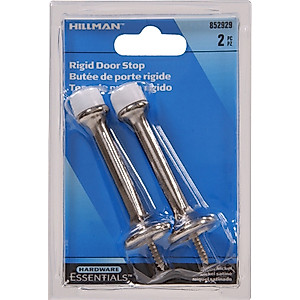 Hardware Essentials by Hillman 852929 Rigid Door Stop Silver Nickel