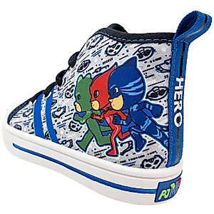 PJ Masks Toddler Shoes,HI Top Sneaker Catboy Gekko,Toddler Size 9 Grey