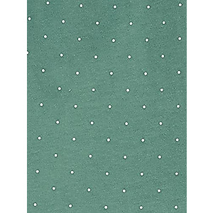 Simple Joys by Carter's Girls' 3-Pack Long Sleeve Shirts, Green Dots/Grey Floral/Pink, 7