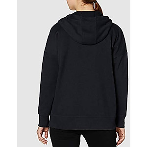 Under Armour Women's Rival Fleece Full Zip Hoodie , Black (001)/White , XX-Large