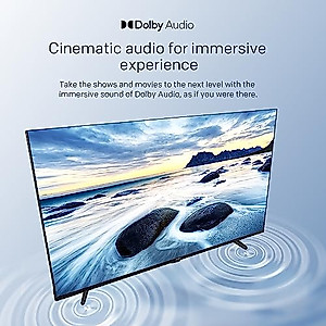 Skyworth 55-Inch 4K UHD Smart TV, UE7600 Series Google TV with Dolby Audio, Bluetooth Remote, Voice Control Google Assistant, Google Cast, Bezel-Less Design, Ultra-Slim, Streaming Television