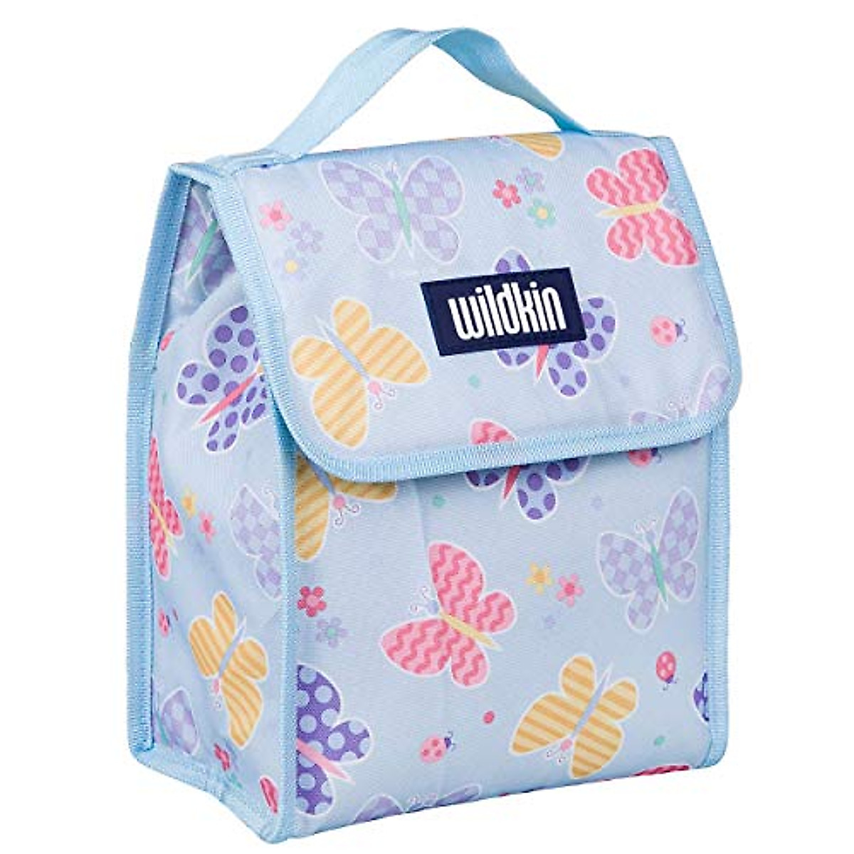 Wildkin 15 Inch Kids Backpack Bundle with Lunch Bag (Butterfly Garden)