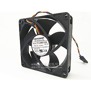 for Foxconn PVA080F12H, P05-AB DC 12V 0.36A 4-Wire 5-pin Connector 80mm 80x80x20mm Server Square Cooling Fan