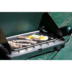 Coghlan's Two Burner Non-Stick Camp Griddle, 16.5 x 10-Inches Black