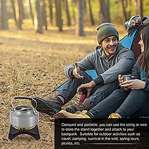 DOITOOL 1pc Gas Hob Milk Pot Holder Round Gas Range Burner Grate Support Rack Stand Cast Iron Wok Rack Cast Iron Wok Stand Pan Holder Stand Stove Rack Bassinet Alloy Dry Boiler Outdoor