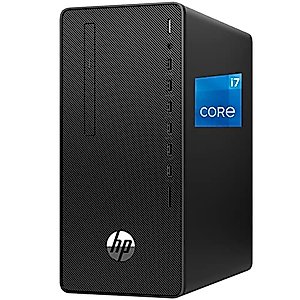 HP 290 G4 Microtower Desktop Computer, Intel i7-10700 Upto 4.8 GHz, 64GB RAM, 2TB NVMe SSD, DVD-RW, HDMI, VGA, AC Wi-Fi, Bluetooth – Windows 11 Pro, Black