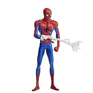 Marvel Spider-Man: Across The Spider-Verse Spider-Man Toy, 6-Inch-Scale Action Figure with Web Accessory, Toys for Kids Ages 4 and Up