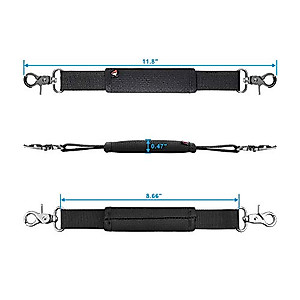 TXEsign Removable Speaker Handle Strap for JBL Xtreme/Xtreme 2/ Xtreme 3 Portable Bluetooth Speaker(Black)