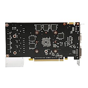 PUSOKEI GTX550Ti Graphics Card, 6GB 192BIT GDDR5 PCI E 2.0 Gaming Graphics Card, Support DirectX11, 3D Stereo Display, Dual Fan HD MI VGA DVI Graphics Card for Gaming PC
