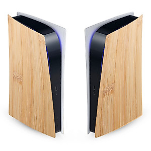 Head Case Designs Officially Licensed PLdesign Light Brown Bamboo Art Mix Vinyl Faceplate Sticker Gaming Skin Case Cover Compatible with Sony Playstation 5 PS5 Digital Edition Console