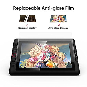 XPPen Drawing Tablet with Screen Full-Laminated Graphics Drawing Monitor Artist13.3 Pro Graphics Tablet with Adjustable Stand and 8 Shortcut Keys (8192 Levels Pen Pressure, 123% sRGB)