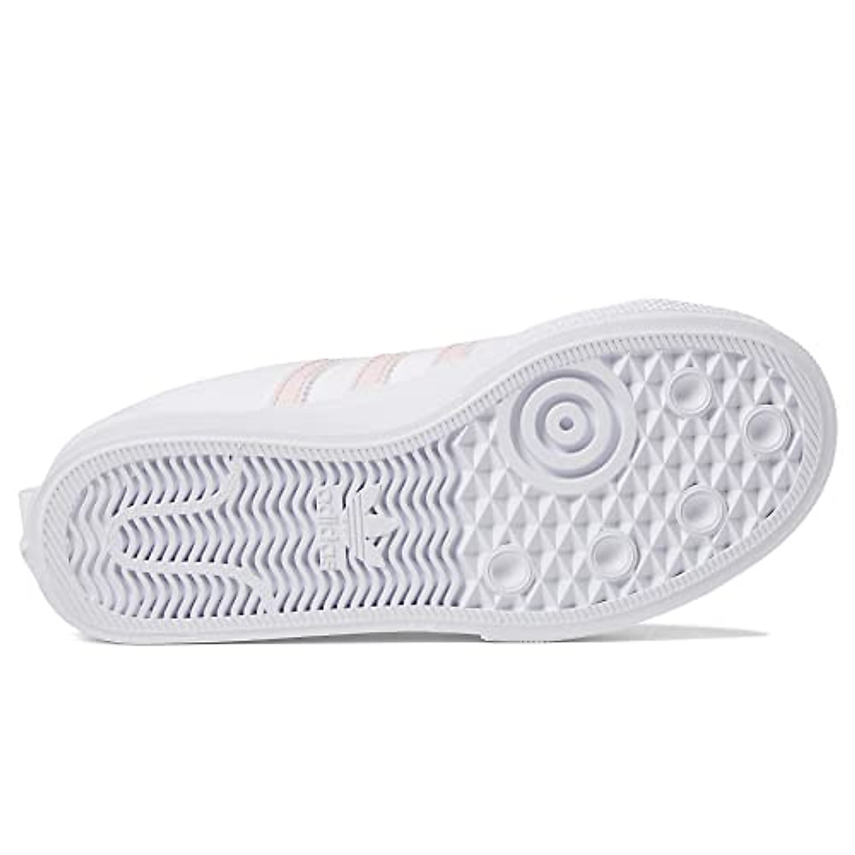 adidas Originals Girl's Nizza Platform (Little Kid) White/Clear Pink/White 2.5 Little Kid M
