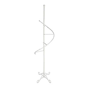 FixtureDisplays® 60" High Spiral Clothing Rack with 20 Ball Stops, Versatile Apparel Hanger Floor Stand Display Rack 16967-NPF