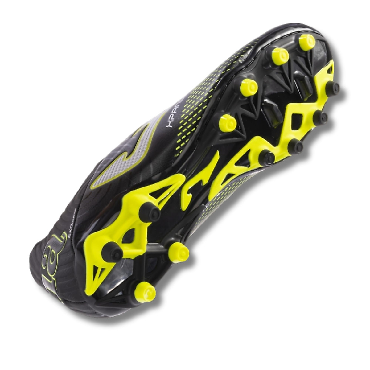 Joma - Soccer Shoes for Men - Microfiber Football Shoes for Men - Mens Cleats (Black, US Footwear Size System, Adult, Men, Numeric, Medium, 10.5)