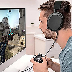 Replacement Audio Cable Compatible with SteelSeries Arctis 3, Arctis 5, Arctis 7, Arctis Pro Gaming Headset(Male to Male)