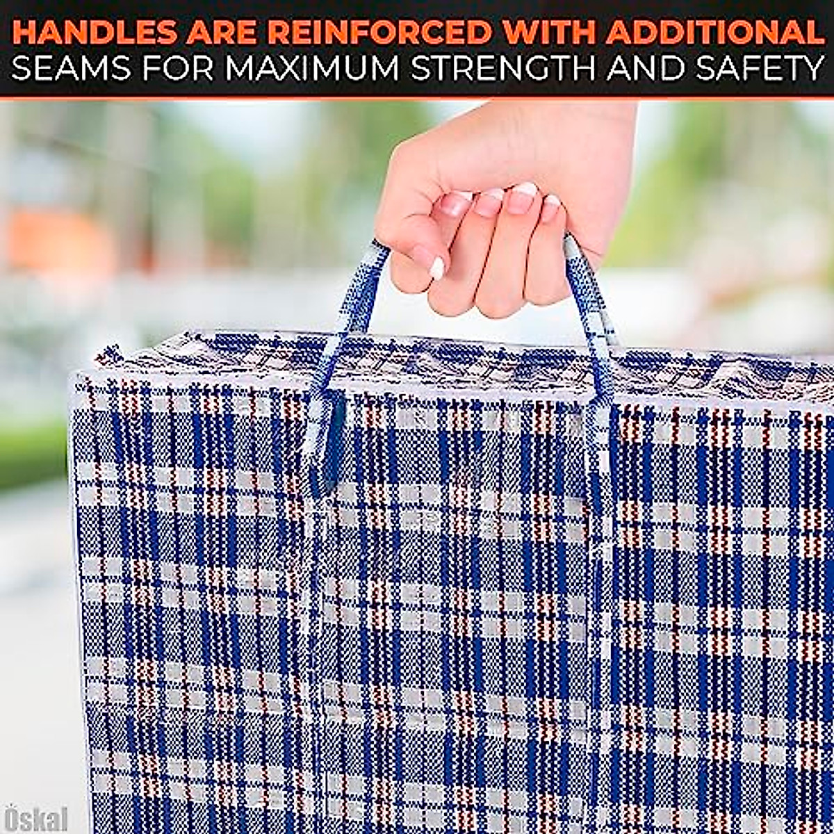4Pcs Extra Large Laundry Bag for Storage Box with Zipper Laundry Bags - Storage Bags with Handles with Durable Zipper, Moving Storage Bags, Travel Laundry Bag with Handles for Cloths, Bedding ksi