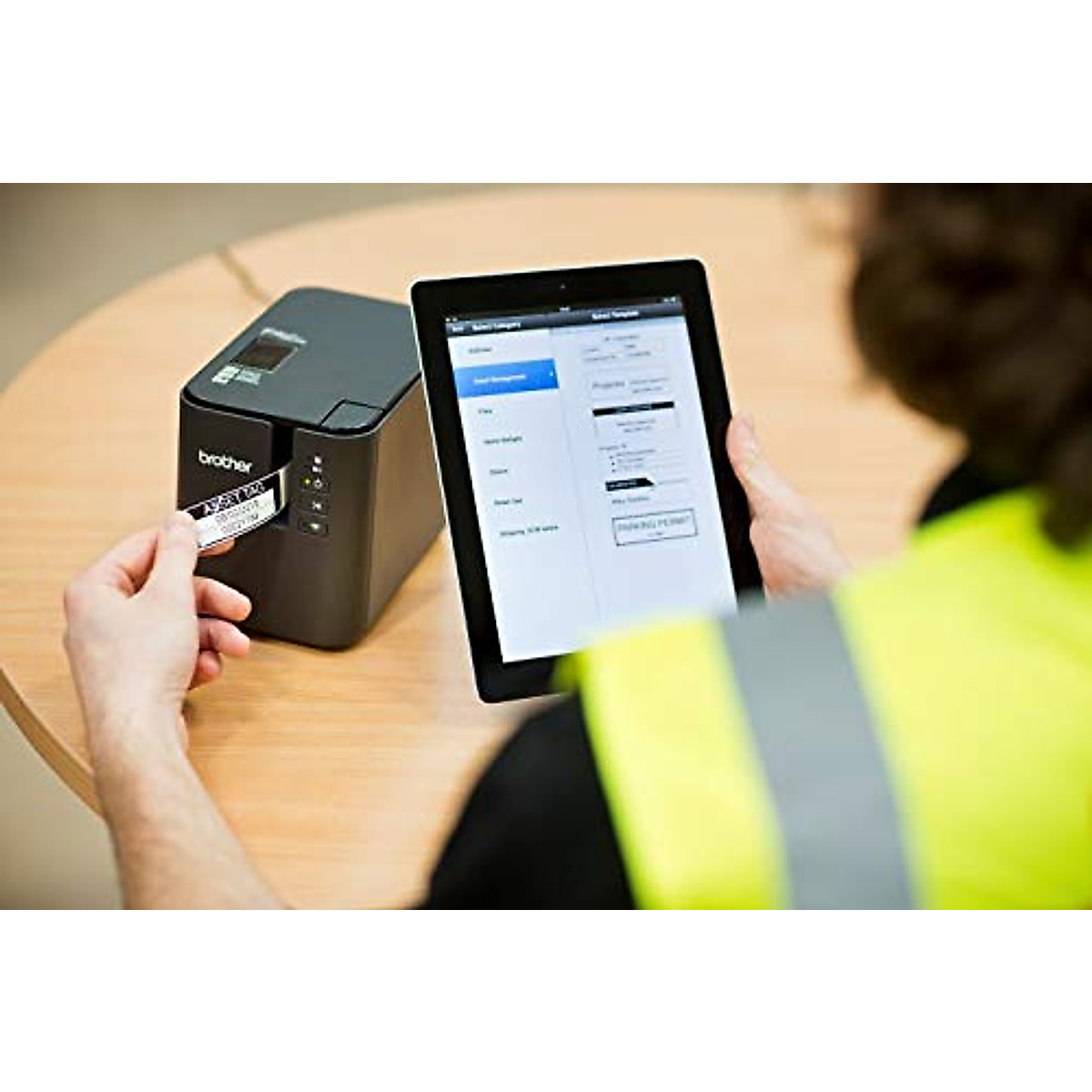 Brother P-Touch PT-P950NW Industrial Network Laminate Label Printer, Up to 36 mm Labels, Standard USB 2.0 and Serial, Ethernet, Built-in Wi-Fi®, Optional Bluetooth®