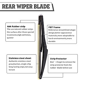 HODEE Rear Wiper Arm Blade Nut Set Replacement for Dodge Journey 2009-2019 Scion XB 2008-2015 XA 2004-2006 toyota Yaris 2007-2016,Rear Wiper Cover Accessories Assembly Wiper Cap Set for Back Window